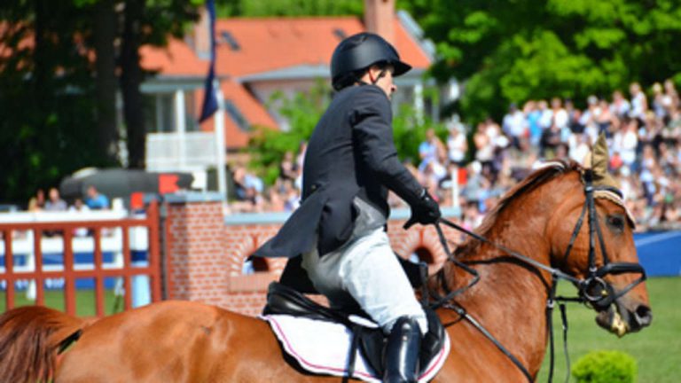 Das Springreiten im Modernen Fünfkampf stellt hohe Anforderungen an ...